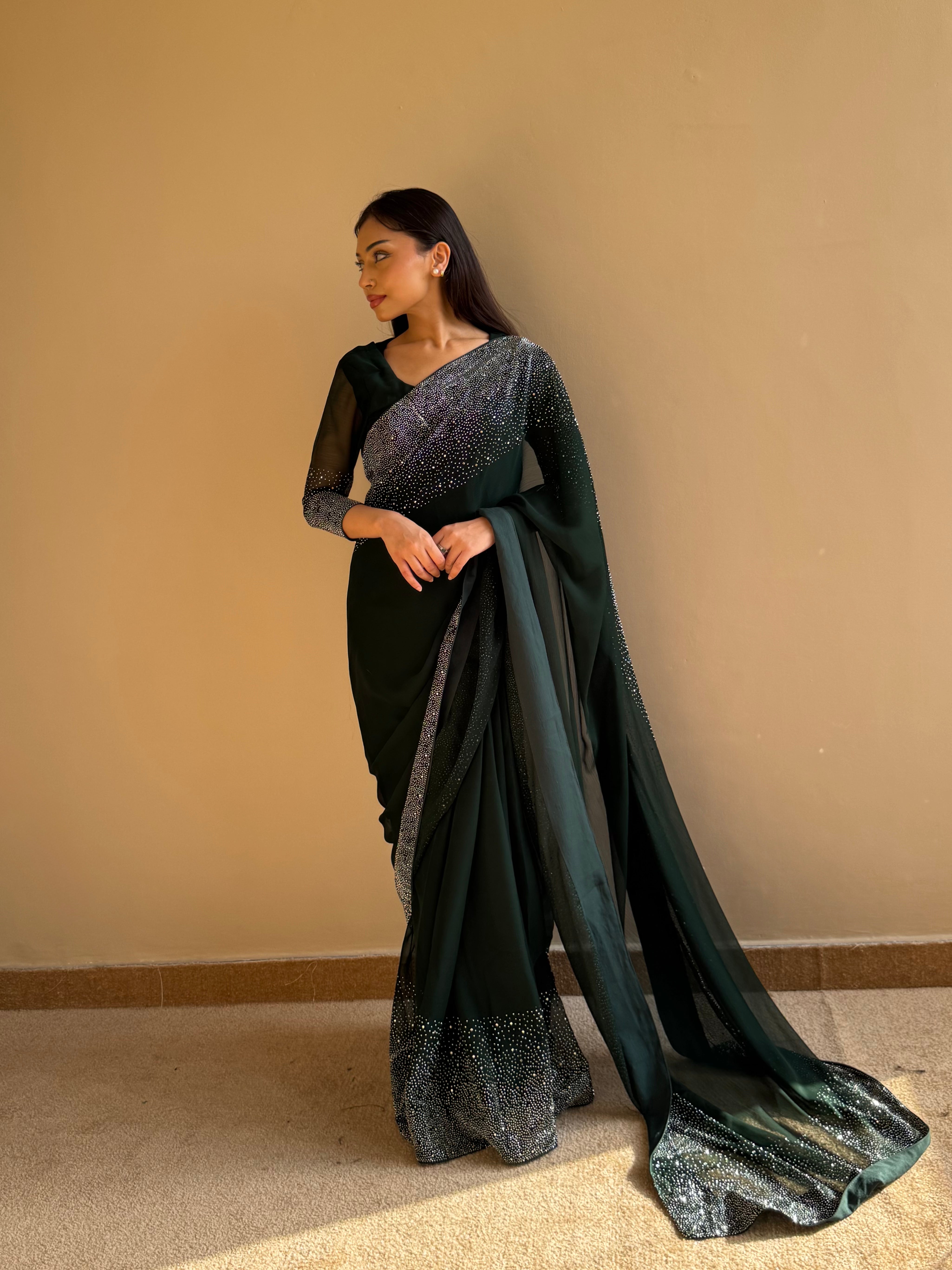 Noor-e-Zamurd - No minute saree – Noroz